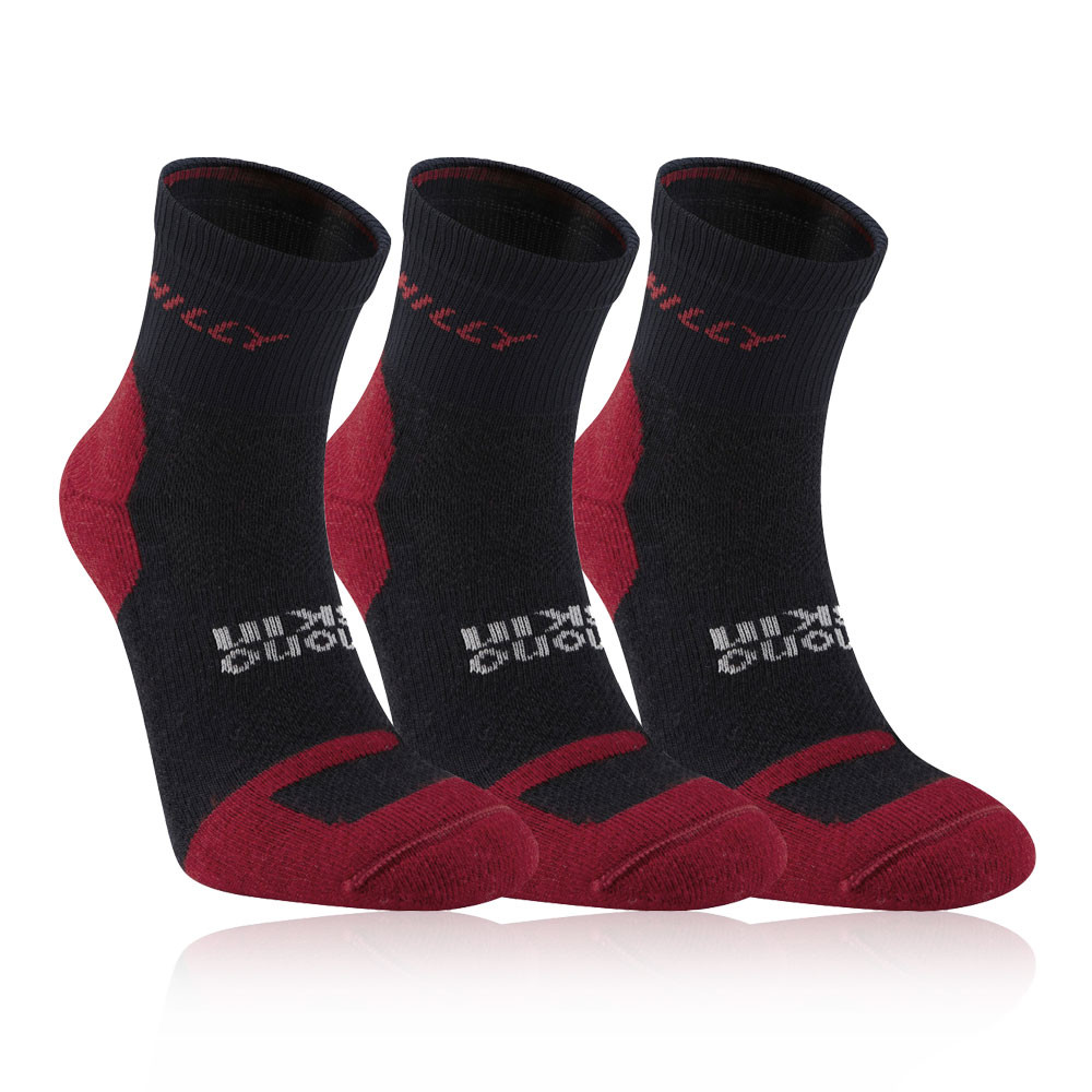 Hilly Mono Skin Merino Off Road 3 Pack Trail Socks | SportsShoes.com