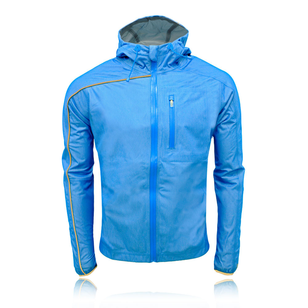 Puma Bolt Gore-Tex Active Shell Mens Blue Gold Waterproof Running ...